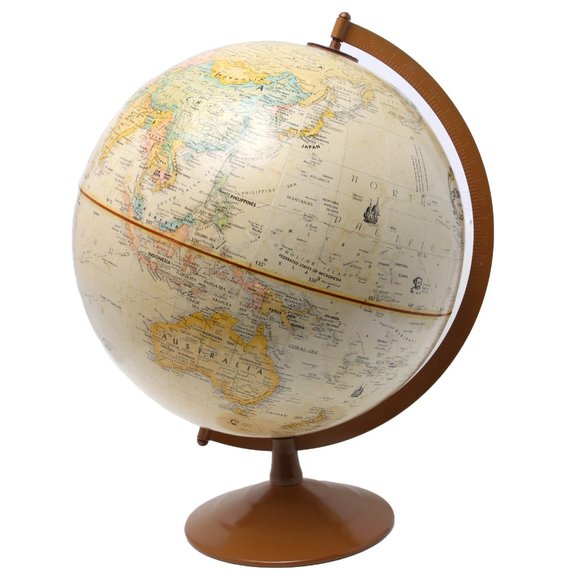 Replogle | Accents | Vintage Globemaster Replogle Globe World Map Leroy ...
